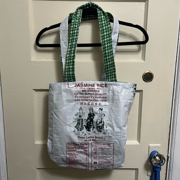 Bags | Upcycled Rice Bag Tote | Poshmark
